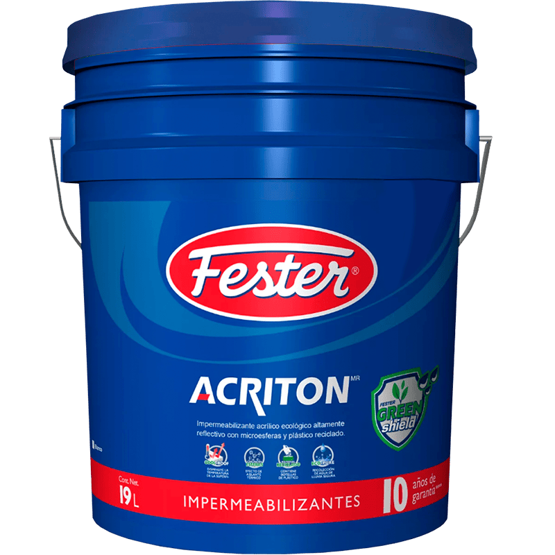 Fester Acriton Green-Shield 10 años - Fester Impermeabilizantes